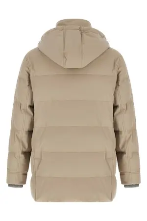 Brunello Cucinelli Quilted Hooded Coat