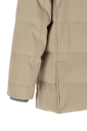 Brunello Cucinelli Quilted Hooded Coat