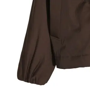 TWINSET Faux Fur Collar Gabardine Jacket