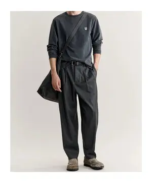 Maison Kitsuné Fox Head Patch Long-sleeved T-shirt
