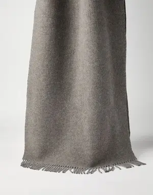 Brunello Cucinelli Hooded Fringed Poncho
