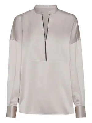Brunello Cucinelli Long Sleeve Blouse