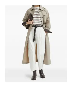 Brunello Cucinelli Monili Trench Coat