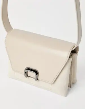 Brunello Cucinelli Sartorial Foldover Top Small Bag