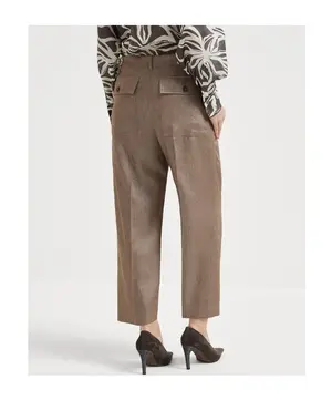 Brunello Cucinelli Pleated Chino Trousers
