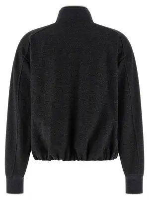 Brunello Cucinelli High Neck Long-sleeved Sweatshirt