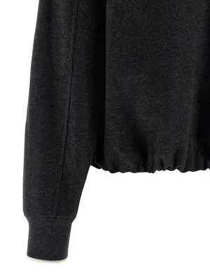 Brunello Cucinelli High Neck Long-sleeved Sweatshirt