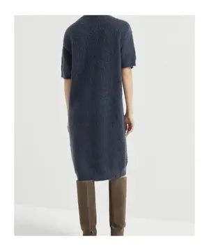 Brunello Cucinelli Croc-motif Sequin Dress