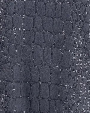 Brunello Cucinelli Croc-motif Sequin Embellished Knit Dress