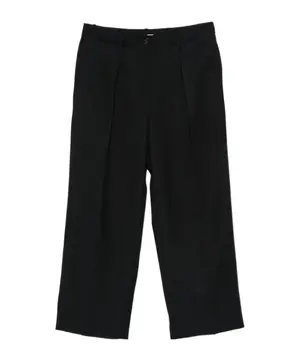 Brunello Cucinelli Pleated Wool Trousers - Black