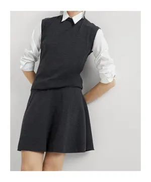 Brunello Cucinelli Monili-chain Detail Mini Dress