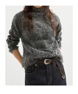 Brunello Cucinelli Embellished Sweater