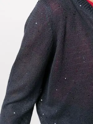 Brunello Cucinelli Sequined Knitted Cardigan