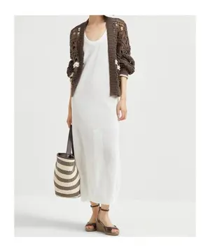 Brunello Cucinelli Knitted Maxi Dress