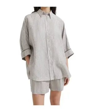 Brunello Cucinelli Linen Shirt - Light Brown