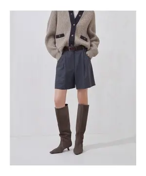 Brunello Cucinelli Virgin Wool Knee-length Shorts