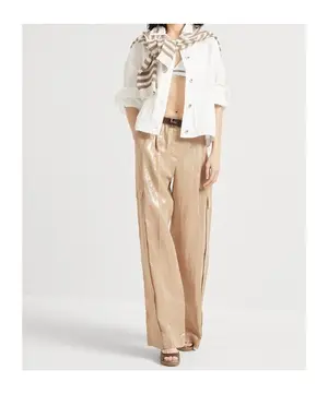 Brunello Cucinelli Monili Chain-detail Organza Jacket