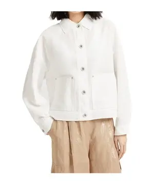 Brunello Cucinelli Monili Chain-detail Organza Jacket