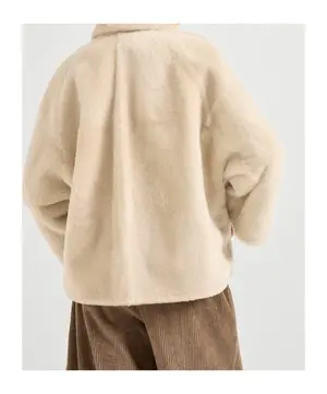 Brunello Cucinelli Double Breasted Fur Jacket