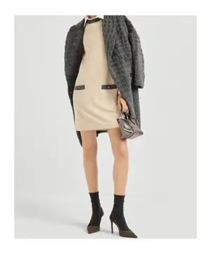 Brunello Cucinelli Pocket Trim Mini Dress