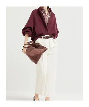 Brunello Cucinelli High-neck Balloon-sleeve Jacket