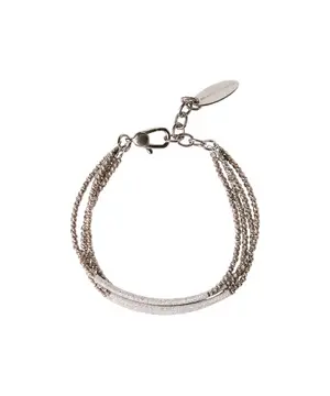 Brunello Cucinelli Sterling Silver Bracelet - Grey