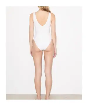 Tory Burch Belted One Piece Swimsuit