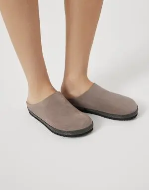 Brunello Cucinelli Monili Chain-detail Flat Mules