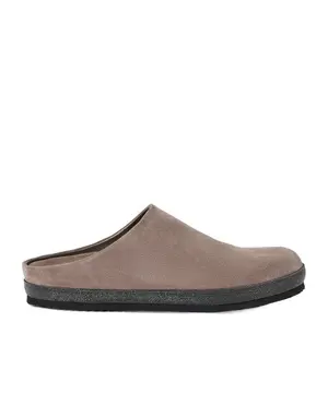 Brunello Cucinelli Brunello Cucinelli Monili Chain-Detail Flat Mules Hazelnut