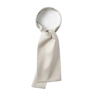 Brunello Cucinelli Silk Neck Scarf - White