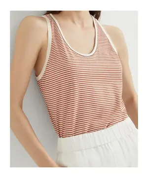 Brunello Cucinelli Striped Tank Top