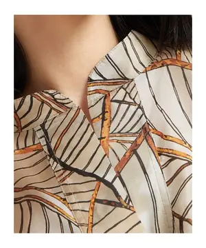 Brunello Cucinelli Papyrus-print Cape