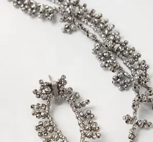 Brunello Cucinelli Sterling Silver Knotted Earrings