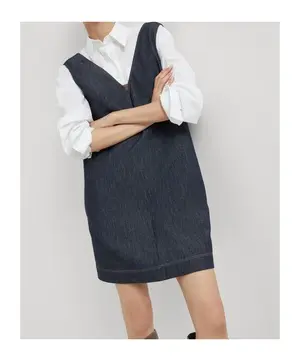 Brunello Cucinelli Denim Mini Dress