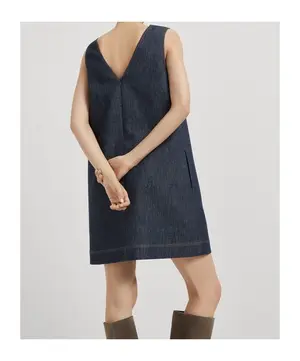 Brunello Cucinelli Denim Mini Dress