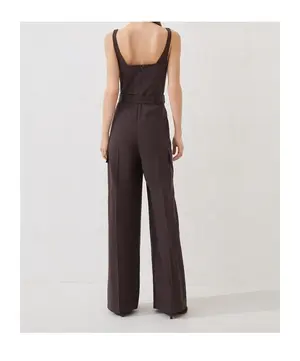 Brunello Cucinelli Tropical Belted Cargo Jumpsuit