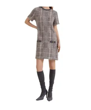Brunello Cucinelli Check-pattern Sequin Dress