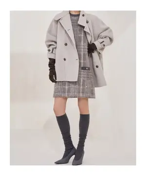 Brunello Cucinelli Check-pattern Sequin Dress