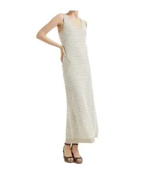 Brunello Cucinelli Open-knit Maxi Dress - No