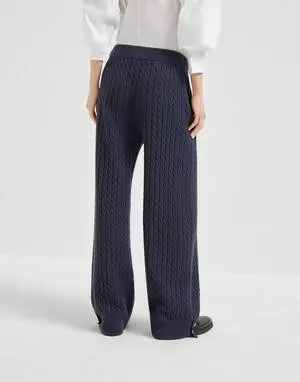Brunello Cucinelli Cable-knit Trousers