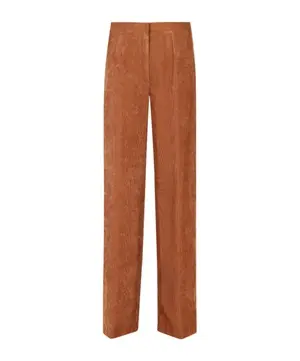 FORTE_FORTE Straight-leg Casual Trousers - Curcuma
