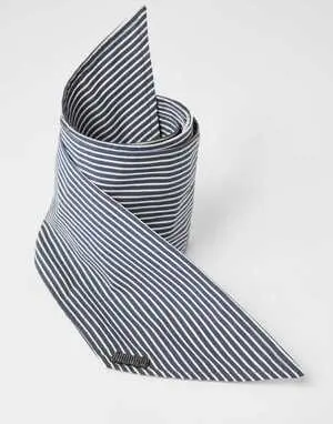 Brunello Cucinelli Monili-chain Poplin Foulard