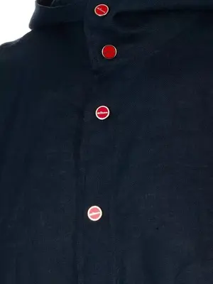 Kiton Hooded Button-up Shirt