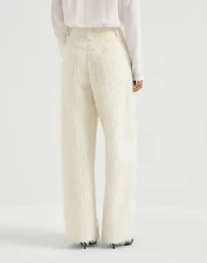 Brunello Cucinelli Faux-fur Trousers