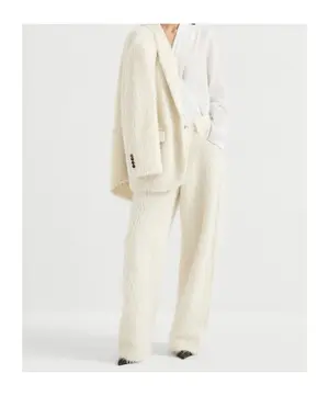 Brunello Cucinelli Faux-fur Trousers