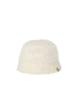 Brunello Cucinelli Alpaca Bucket Hat - White