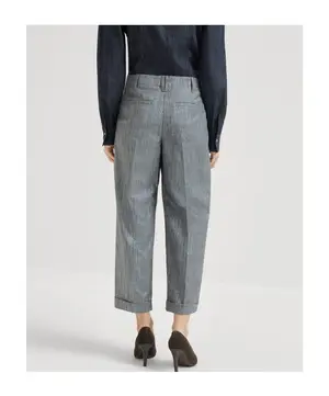 Brunello Cucinelli Pleated Twill Trousers