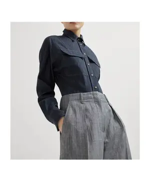 Brunello Cucinelli Pleated Twill Trousers
