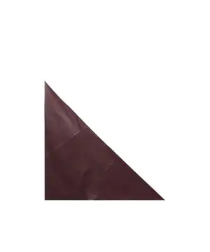 Magda Butrym Leather Head Scarf - Dark Red