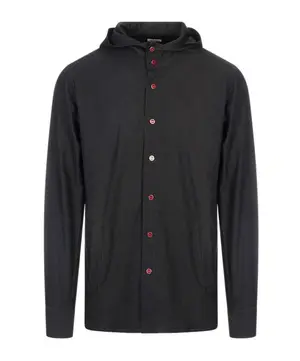 Kiton Hooded Jacket - Black